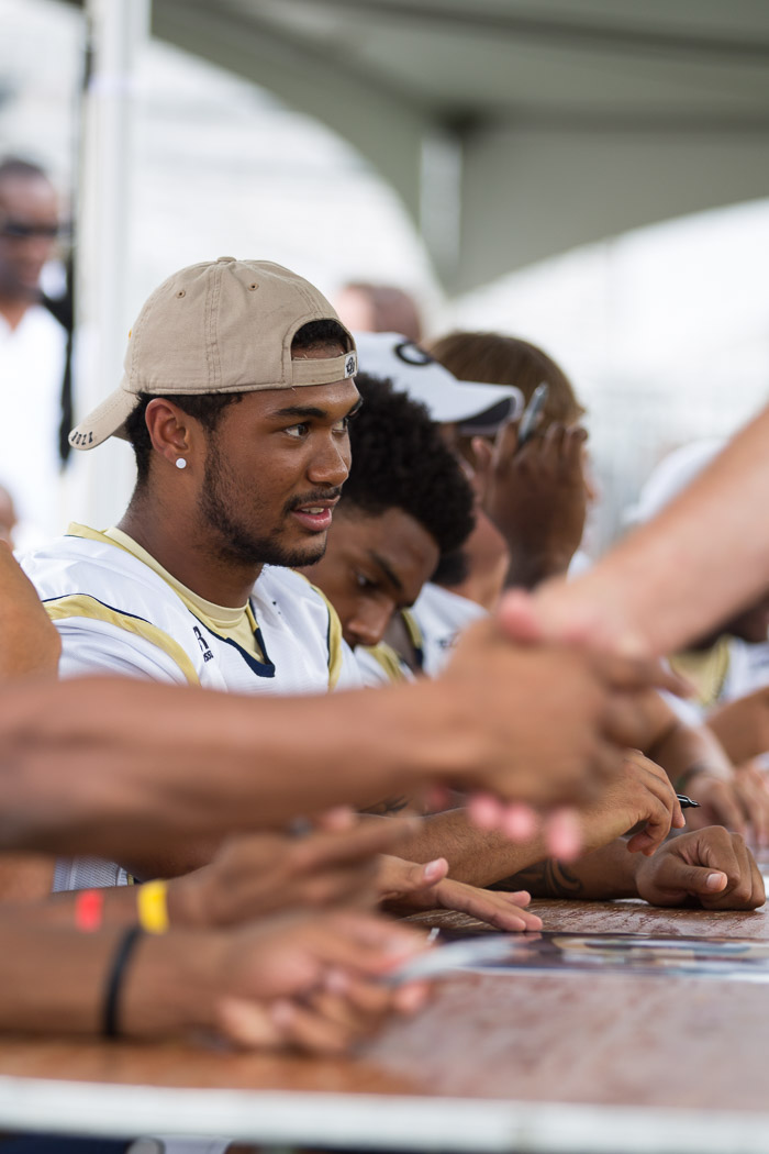 Photos - Georgia Tech Fan Day 2014! | Georgia Tech Swarm