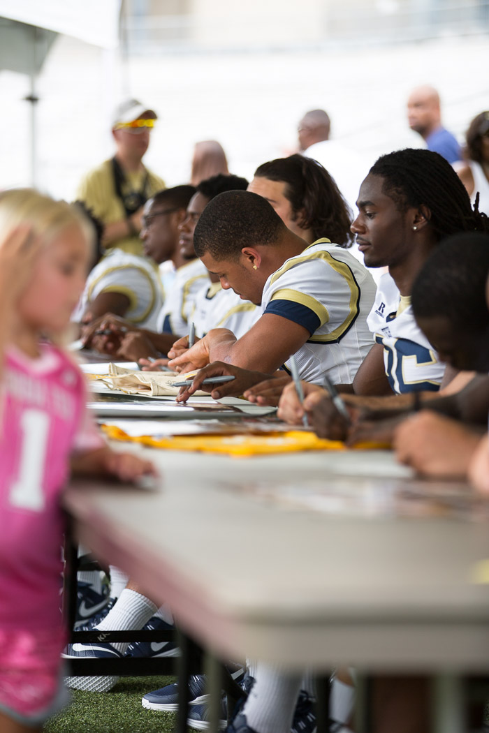Photos - Georgia Tech Fan Day 2014! | Georgia Tech Swarm