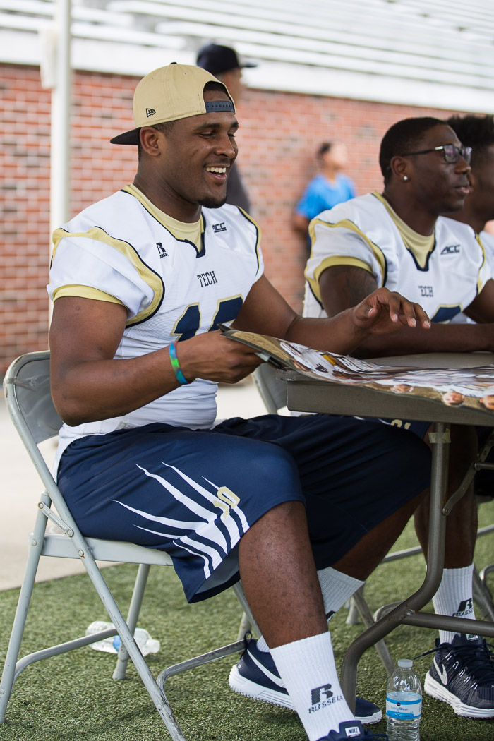 Photos - Georgia Tech Fan Day 2014! | Georgia Tech Swarm