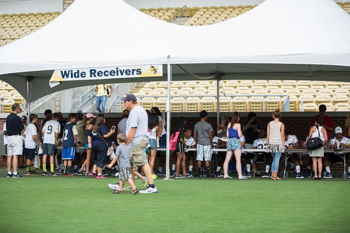 Photos - Georgia Tech Fan Day 2014! | Georgia Tech Swarm