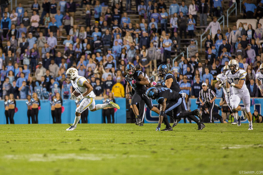 Photos - Georgia Tech @ UNC Football Photos 10/18/2014 | Georgia Tech Swarm