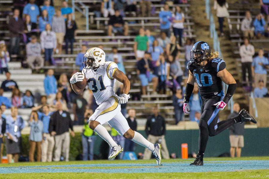 Photos - Georgia Tech @ UNC Football Photos 10/18/2014 | Georgia Tech Swarm