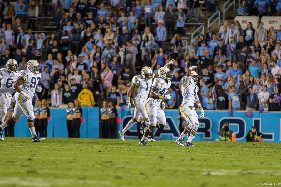 Photos - Georgia Tech @ UNC Football Photos 10/18/2014 | Georgia Tech Swarm